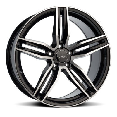 Romac Venom Black Polished – Alloy Wheels Scotland
