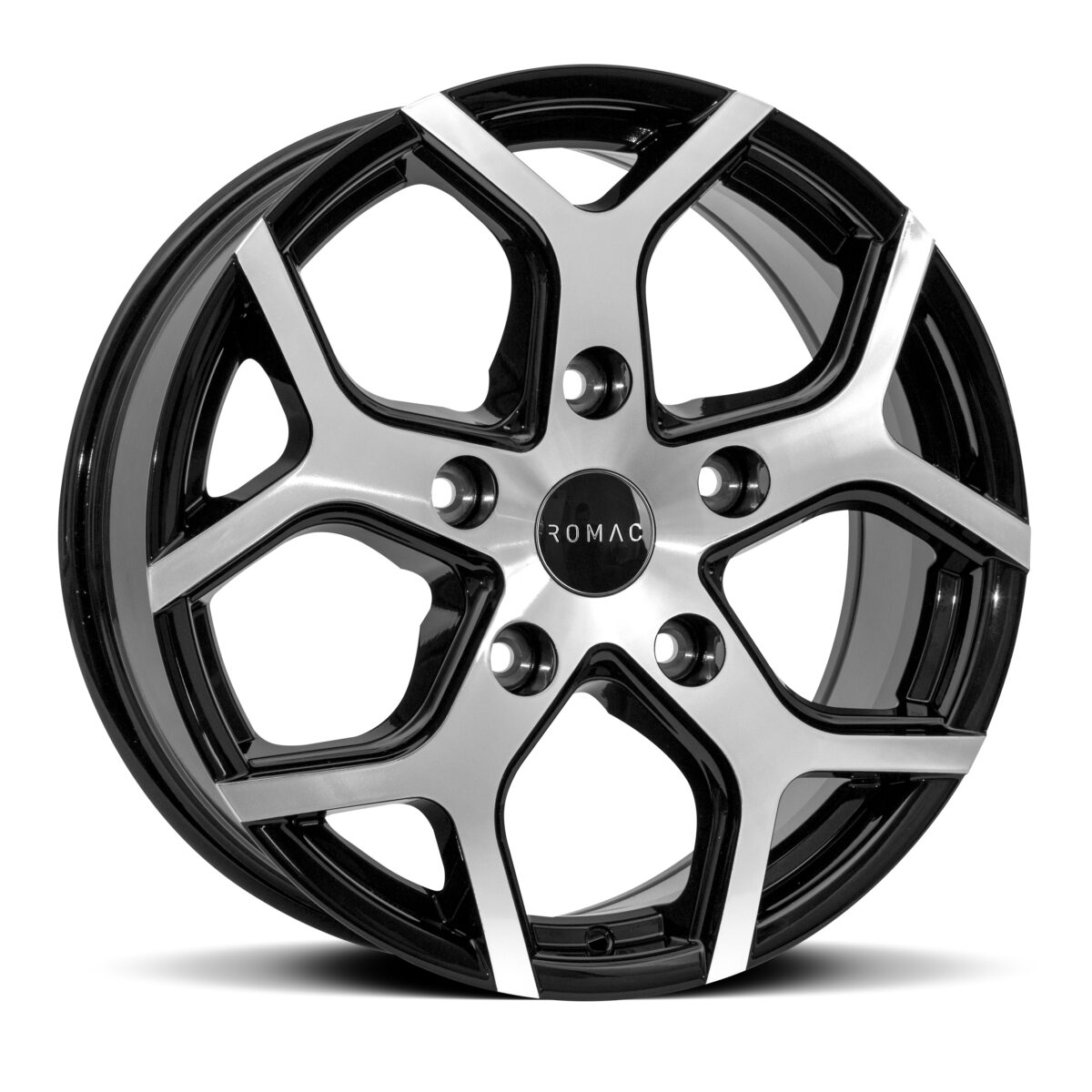 Romac Venom Gloss Black – Alloy Wheels Scotland